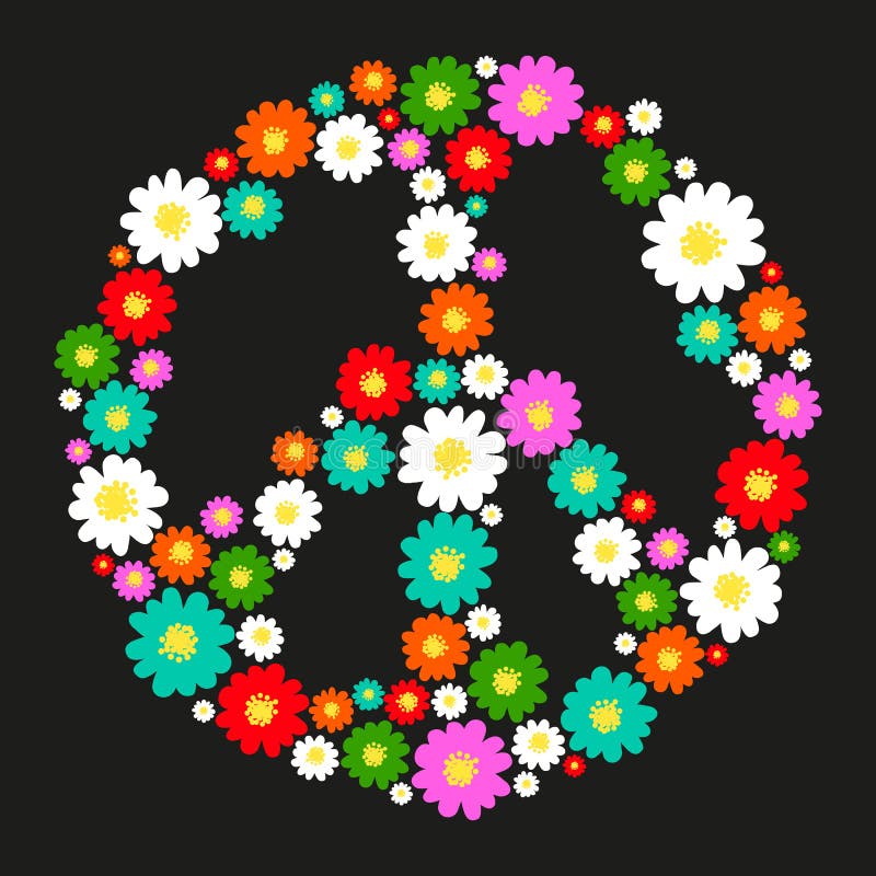 Daisy Peace Sign Stock Illustrations – 1,013 Daisy Peace Sign Stock ...