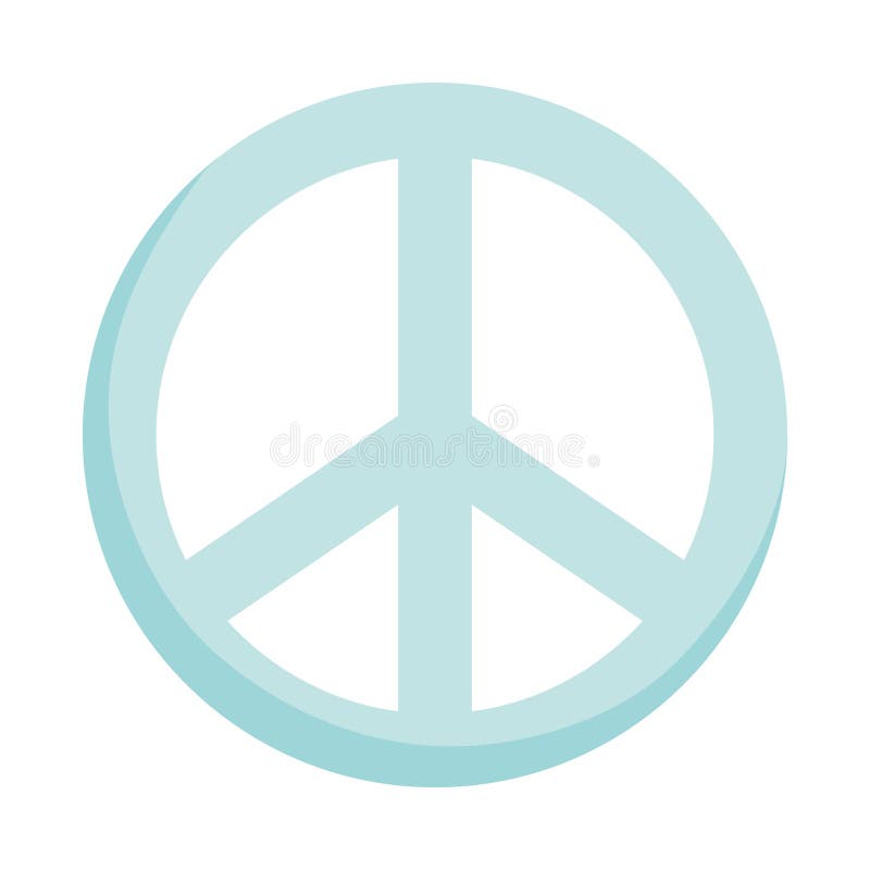Peace symbol icon stock vector. Illustration of environment - 273201756