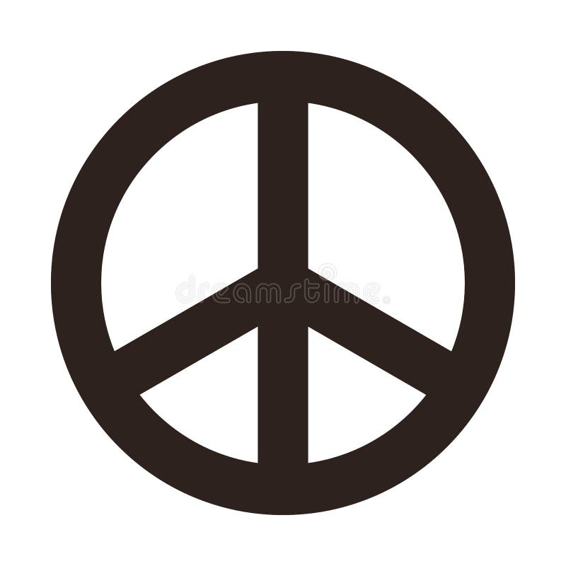 Peace Sign - Vector Illustration Stock Vector - Illustration of element ...