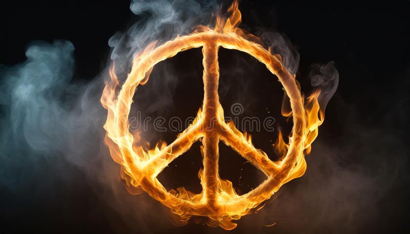 Peace Sign Fire Stock Illustrations – 26,826 Peace Sign Fire Stock ...