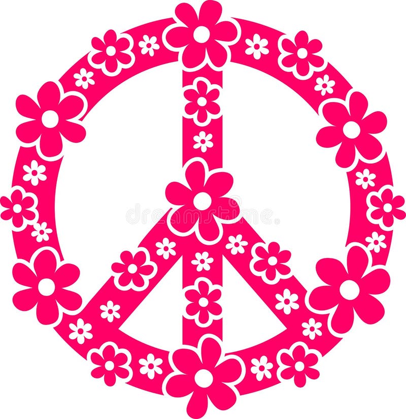 Peace symbol stock vector. Illustration of rainbow, life - 29725358