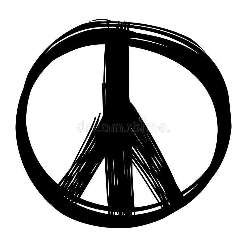 Peace Symbol Vector Icon. Vector Isolated Background EPS 10. Stock ...