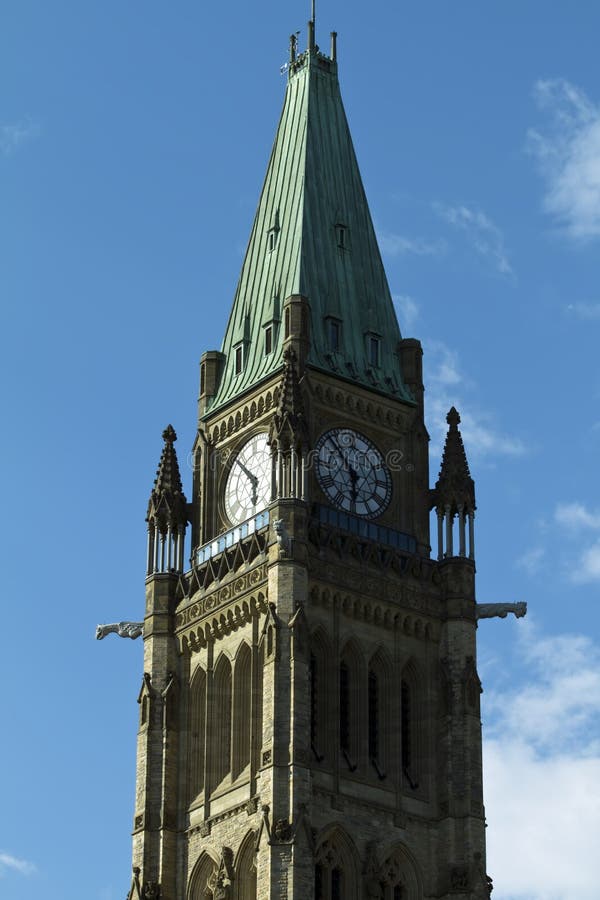 Ottawa Peace Tower stock photo. Image of bell, peace - 20543690