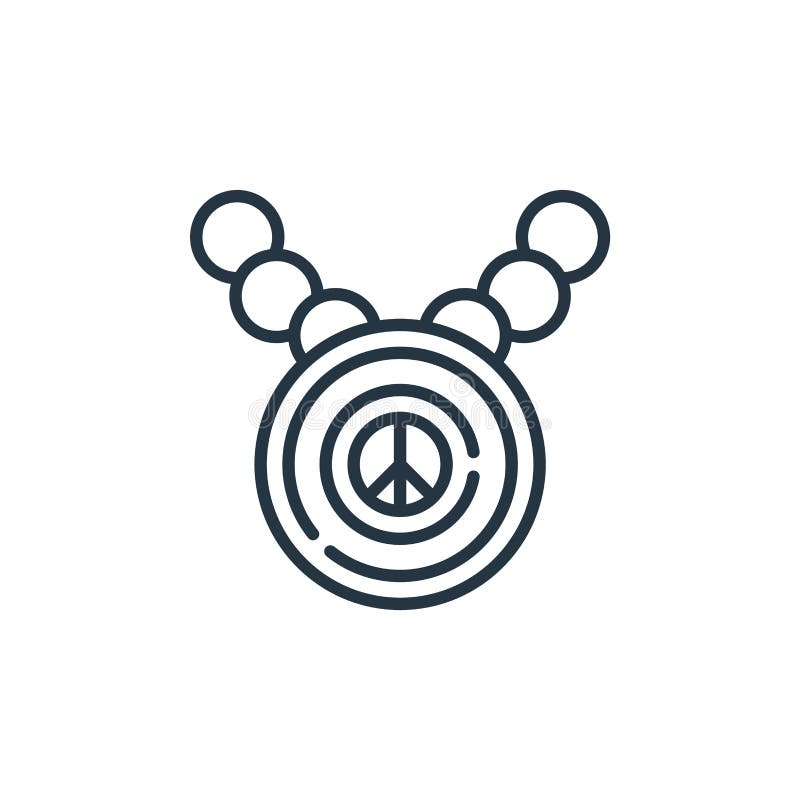 Peace Vector Icon. Peace Editable Stroke. Peace Linear Symbol for Use ...