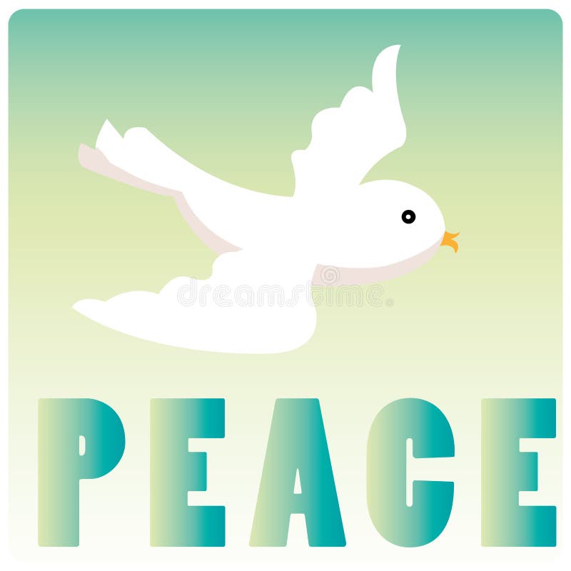 Peace bird stock vector. Illustration of peace, decorative - 36004500