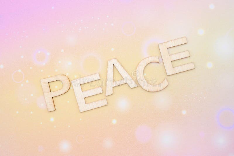 Peace Write on Abstract Background Stock Illustration - Illustration of ...