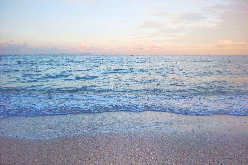 The Peaceful Atmosphere of the Beach. Stock Image - Image of journey ...
