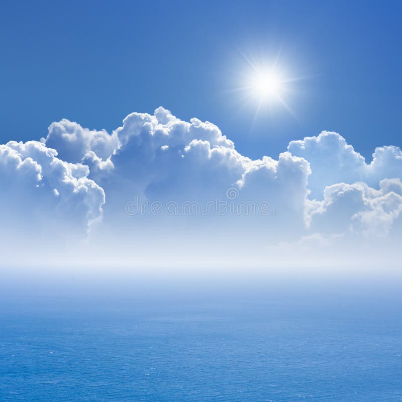 Peaceful background stock photo. Image of cloud, ocean - 29406276