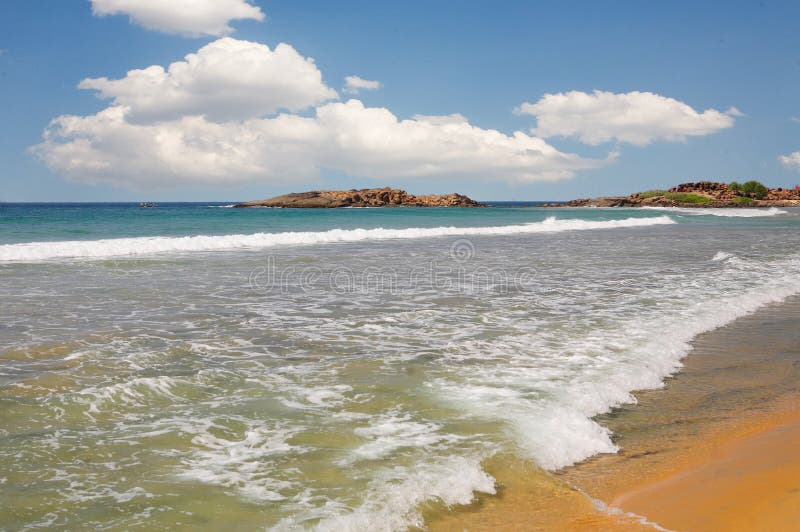 Peaceful beach scene stock image. Image of romantic, summer - 6629041