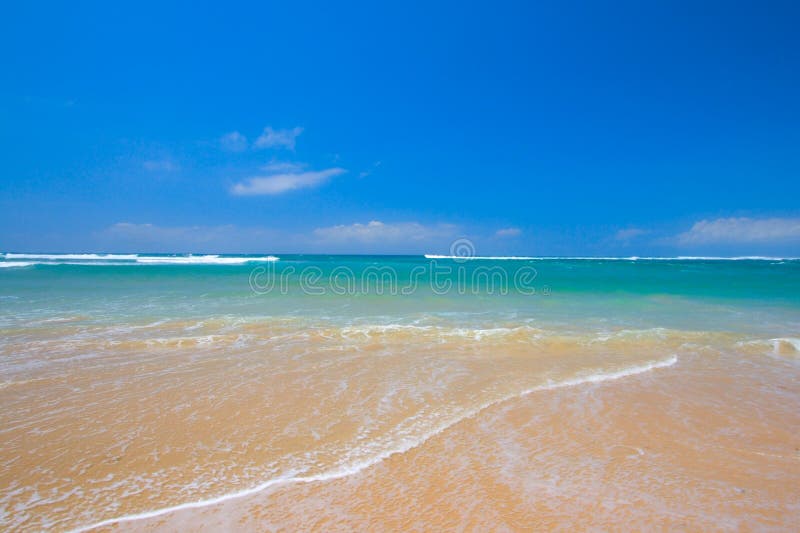 Peaceful beach scene stock photo. Image of relaxation - 5966720