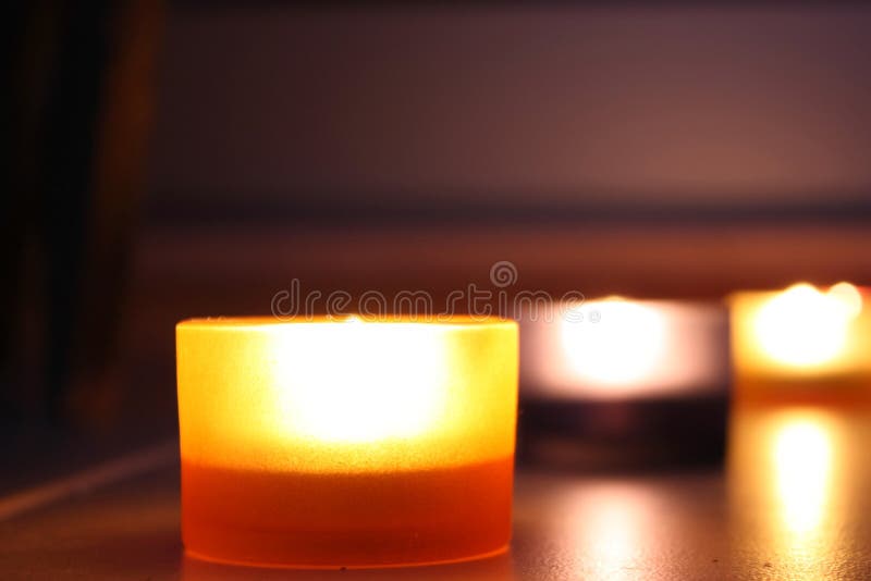 Peaceful Candle Lights stock photo. Image of love, glowing - 11327320