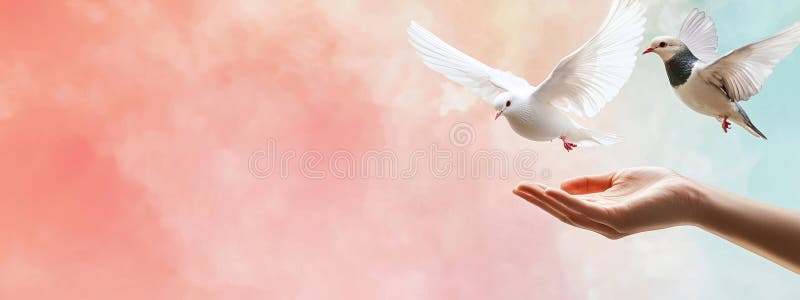 Peaceful Celebration: a Banner for World Peace Day, Emphasizing Unity ...