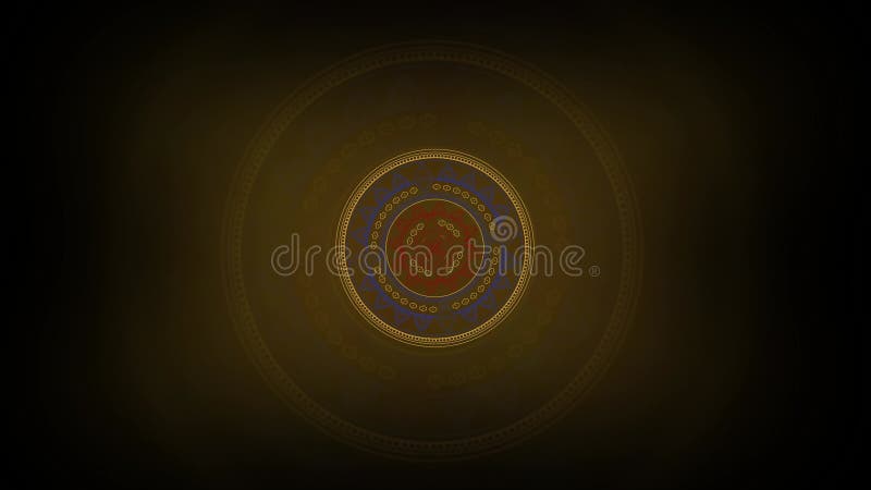 Peaceful Futuristic Abstract Background . Dark Theme Background Stock ...