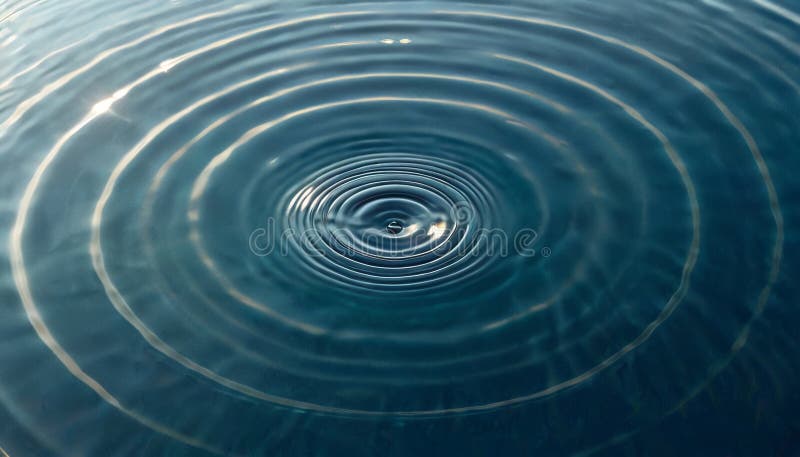 Water Ripple Pattern on a Calm Surface Stock Illustration ...