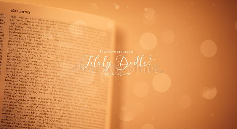 Serene Background with Bible Verses in Elegant Script and Soft Glowing ...