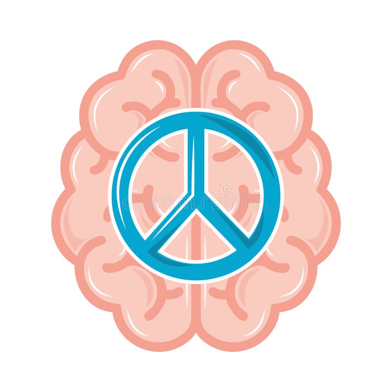 Peaceful mind symbol stock illustration. Illustration of relaxation ...