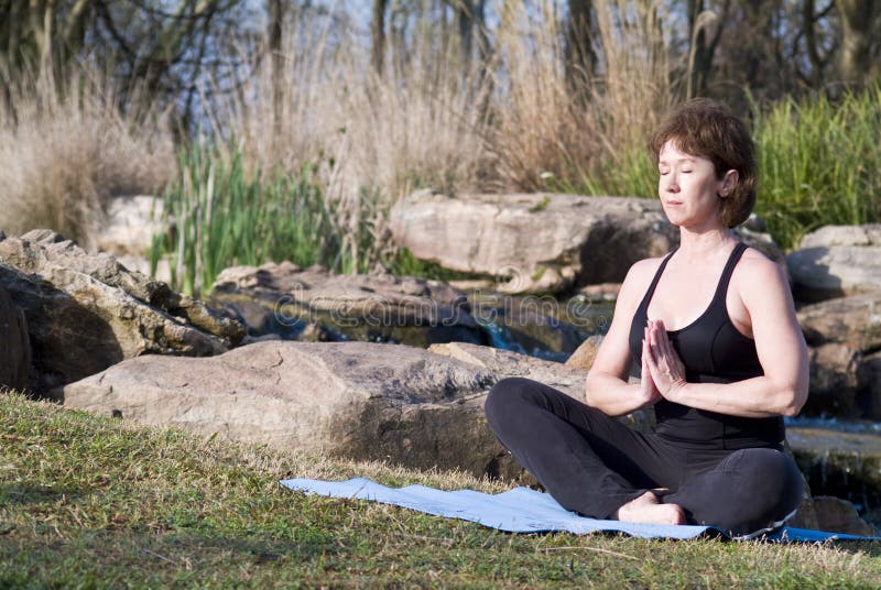 Peaceful Moment stock image. Image of bending, stability - 4612573