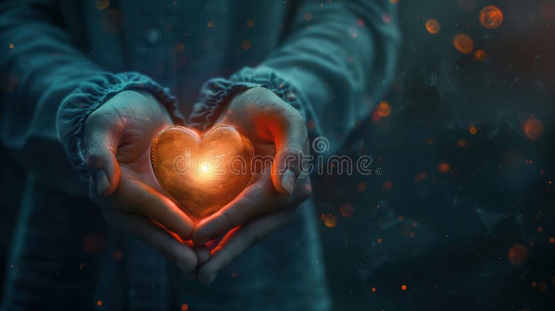 A Peaceful Moment of Self-acceptance, Embracing Imperfections with Love ...