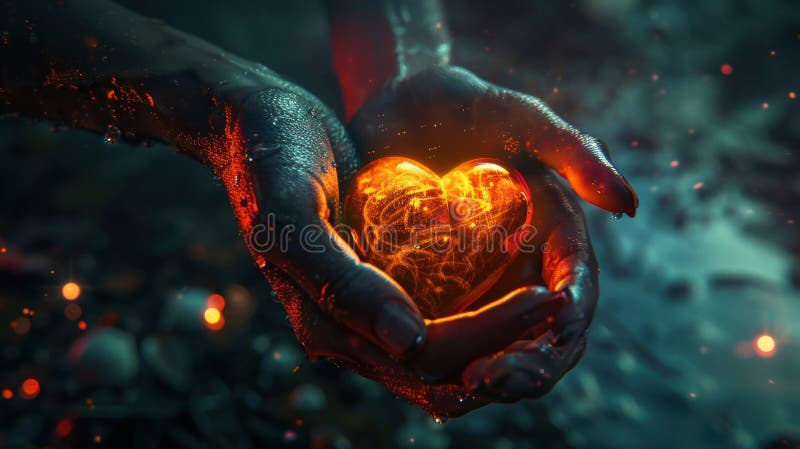 A Peaceful Moment of Self-acceptance, Embracing Imperfections with Love ...