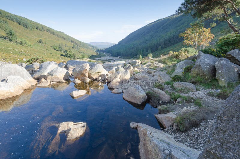 A Peaceful Mountain River in Ireland Stock Photo - Image of irish ...