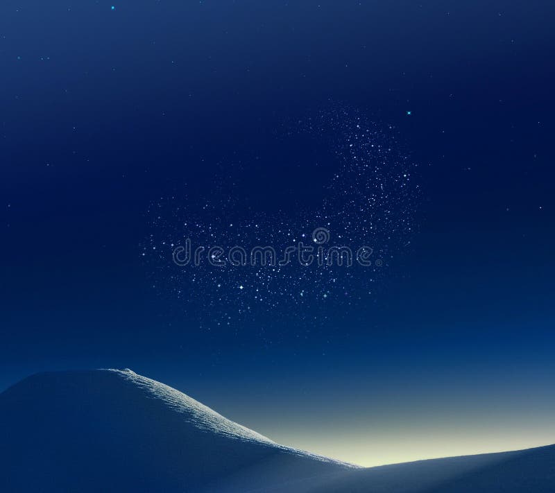 Peaceful night stock image. Image of blue, peaceful, stars - 95130863
