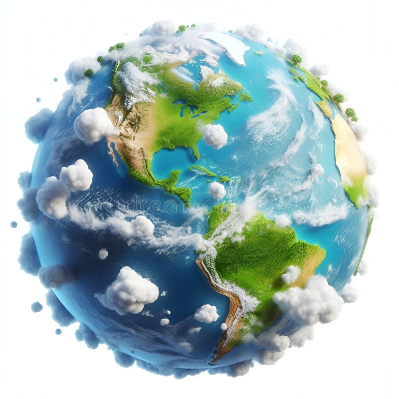 Peaceful Planet: Advanced High-Tech Globe with a Serene Vision ...