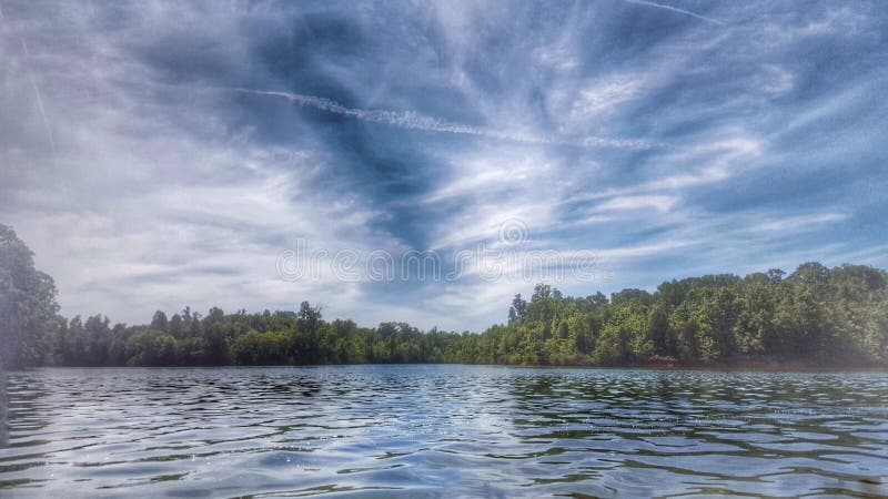 Peaceful Reflections on the Lake Stock Photo - Image of kayak, watts ...