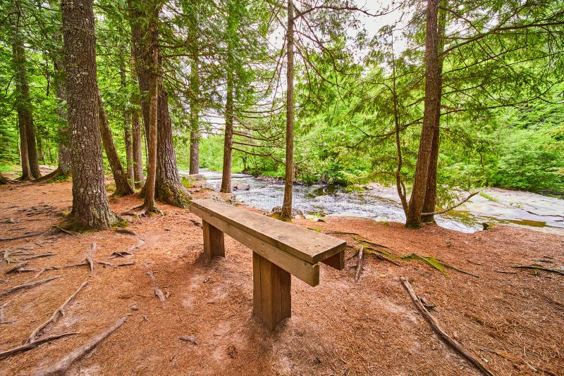 Peaceful Resting Place stock image. Image of park, woods - 287061