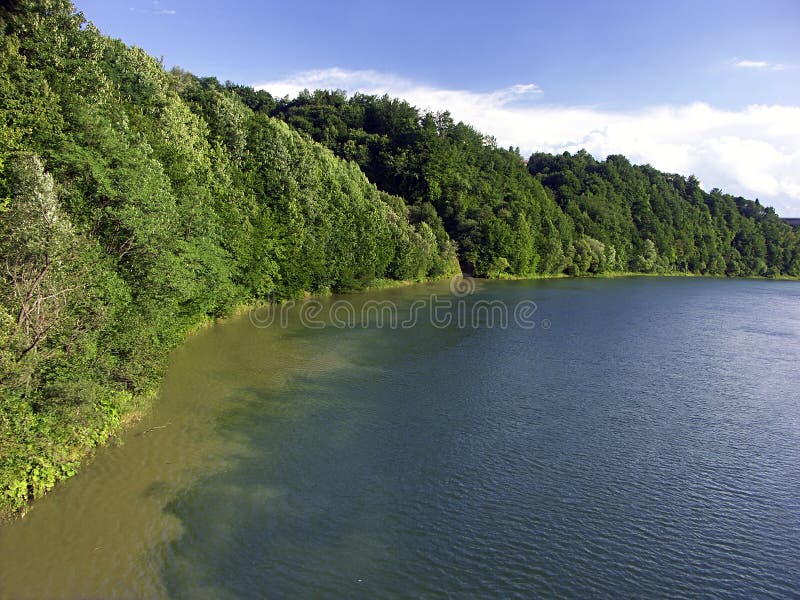 Peaceful river stock photo. Image of blue, peaceful, view - 206126