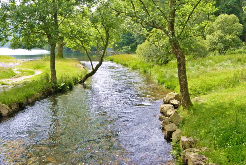 Peaceful river scene stock photo. Image of fresh, scenic - 2970822