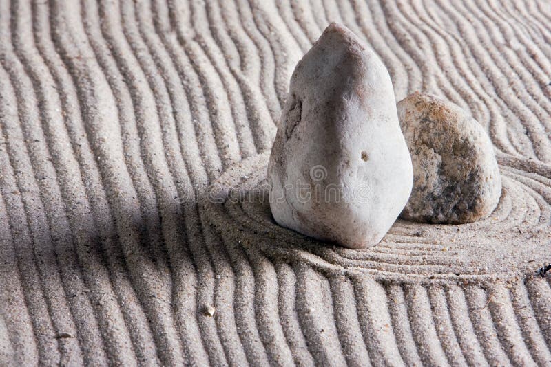 Zen Rock Garden Background stock image. Image of meditation - 6318845