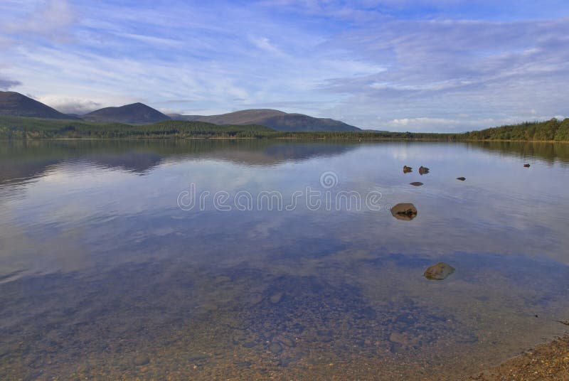 Peaceful Scene with Reflections on the Water Stock Image - Image of ...