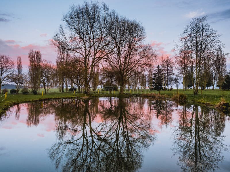 Peaceful scene. stock image. Image of river, springtime - 91002085