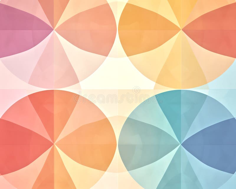 Peaceful Shapes, Abstract Background with Simple Geometric Forms Stock ...