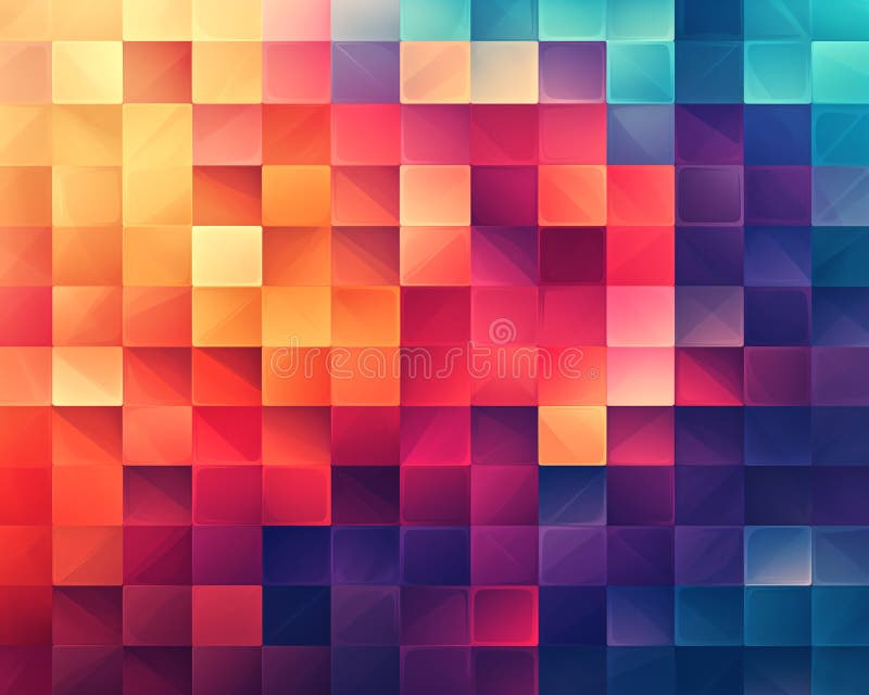 Peaceful Shapes, Abstract Background with Simple Geometric Forms Stock ...
