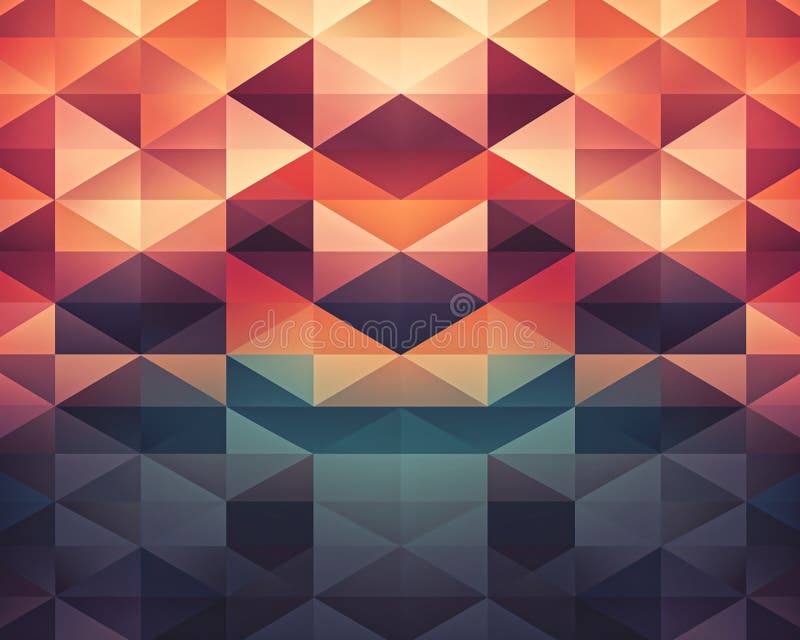 Peaceful Shapes, Abstract Background with Simple Geometric Forms Stock ...