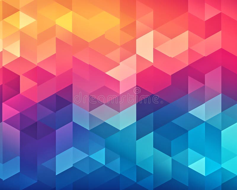 Peaceful Shapes, Abstract Background with Simple Geometric Forms Stock ...