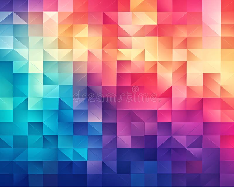 Peaceful Shapes, Abstract Background with Simple Geometric Forms Stock ...
