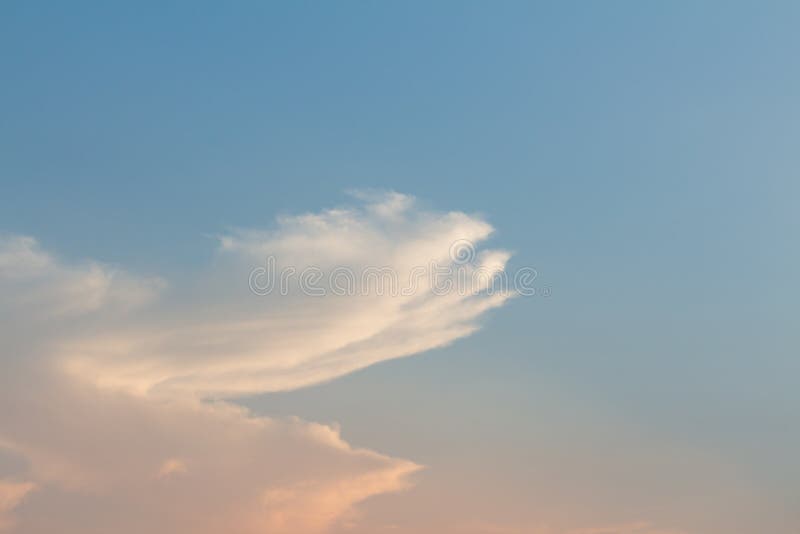 Peaceful Sky and Cloud in Good Weather Day Stock Image - Image of color ...