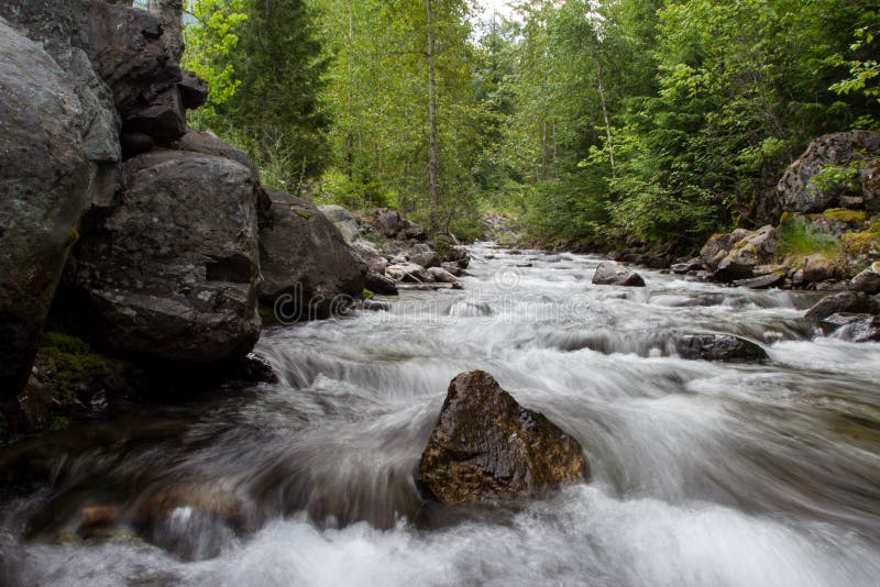 Peaceful stream stock photo. Image of rocks, recreation - 43084090