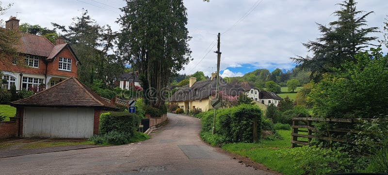 A Typical Countrysidescape in Devonshire England Stock Photo - Image of ...