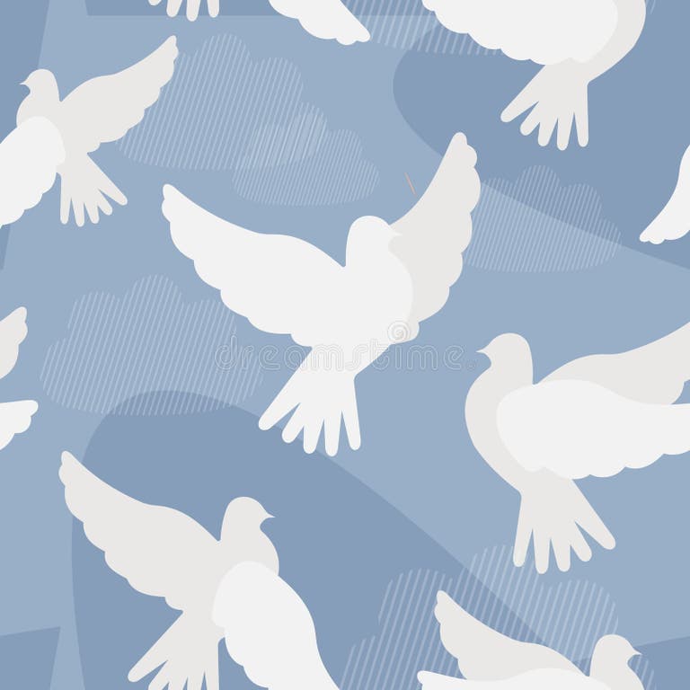 Blue Background Doves Stock Illustrations – 1,105 Blue Background Doves ...