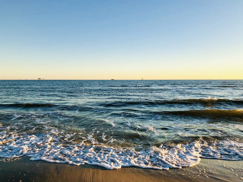 Peacefully calm stock photo. Image of waves, sand, calm - 136410626