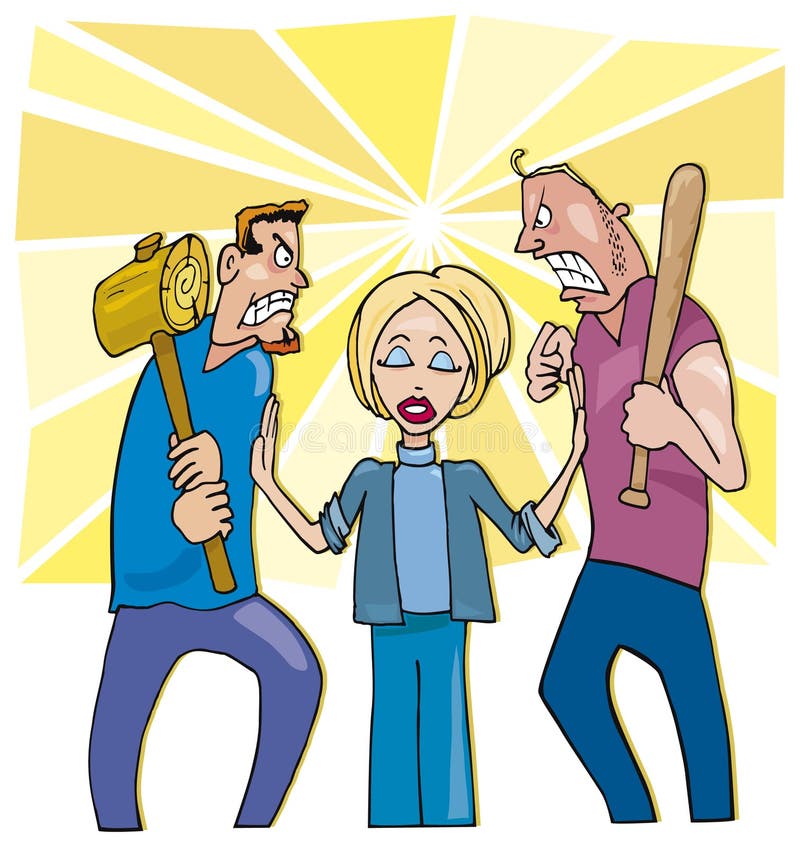 Peacemaker woman stock vector. Illustration of pacify - 7809857