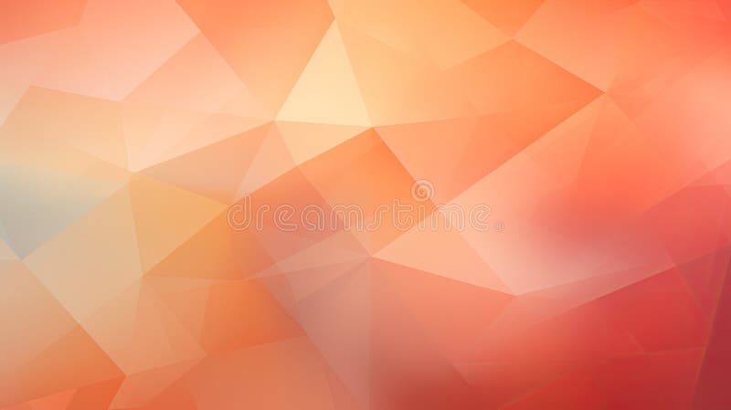 Peach Abstract Background with Geometric Shapes Stock Illustration ...