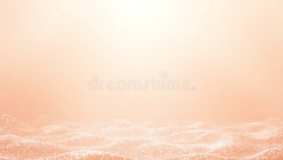 Peach Background with Subtle Wavy Patterns at the Bottom and a Gradient ...