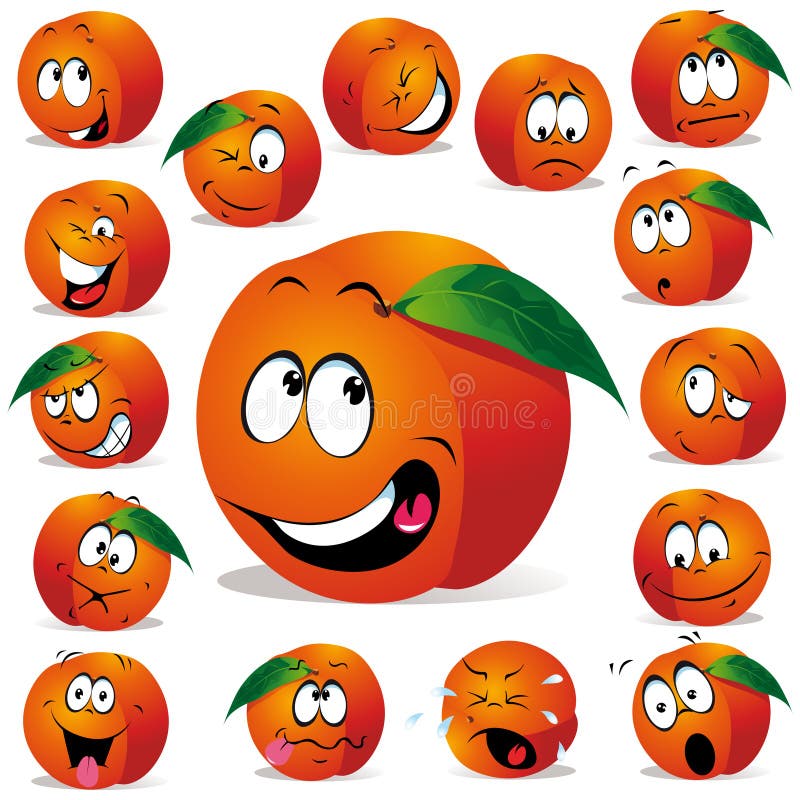 Peach Cartoon Stock Illustrations – 27,071 Peach Cartoon Stock ...
