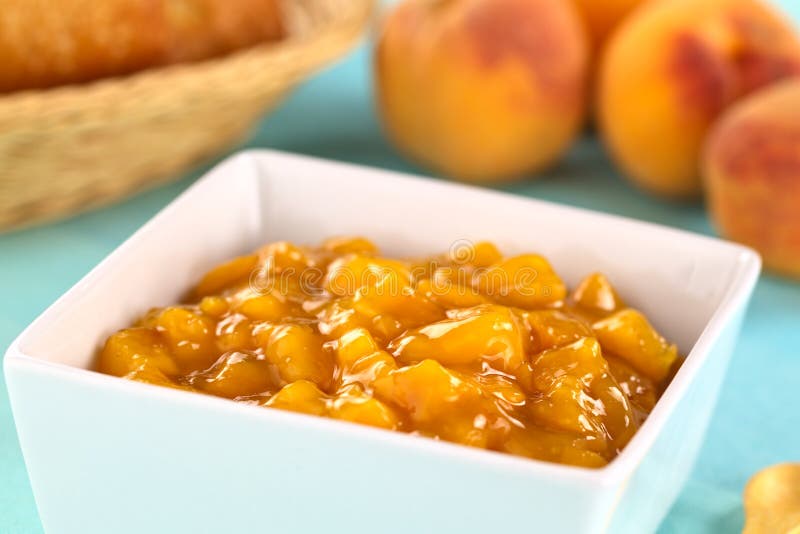 Peach Compote stock photo. Image of stewed, snack, fruit - 52026790