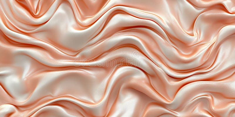 Peach and Cream Silk Fabric Drape Smooth Texture Background Stock ...