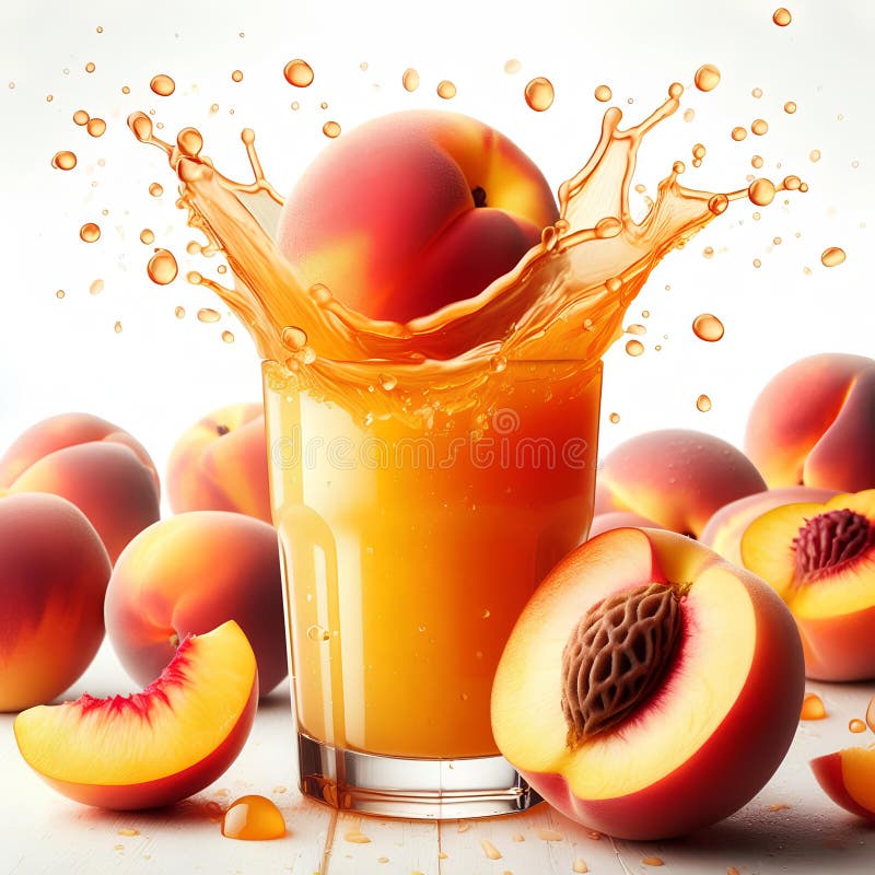 Orange Falling into a Glass of Orange Juice Beautiful Splash of Juice ...